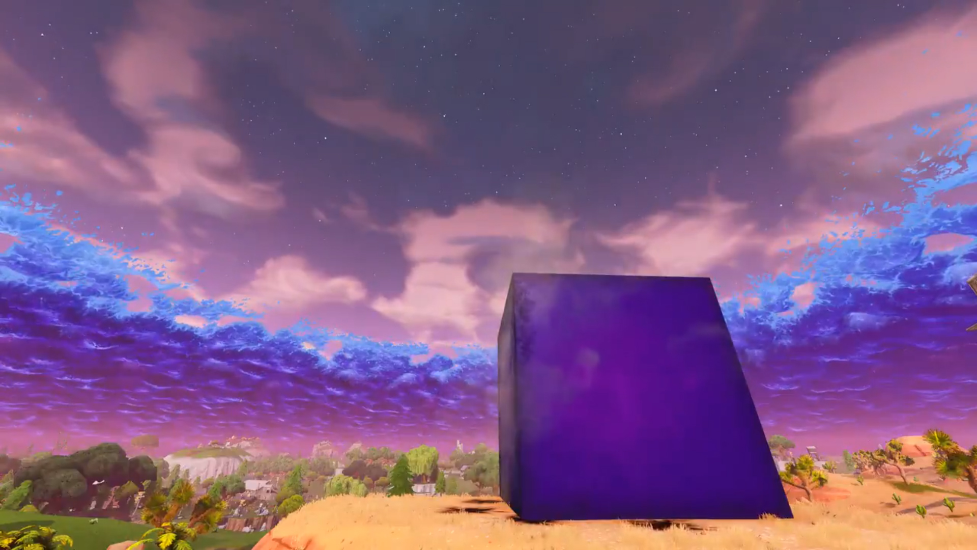 El nuevo misterio de Fortnite es un enorme cubo morado - FRIKIGAMERS